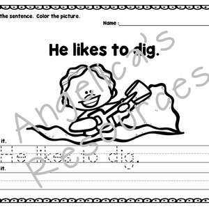 Short I CVC Words | Coloring Pages Printable | Sight Word Practice ...
