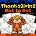 Thanksgiving Dot to Dot Coloring Pages | Connect the Dots Math ...