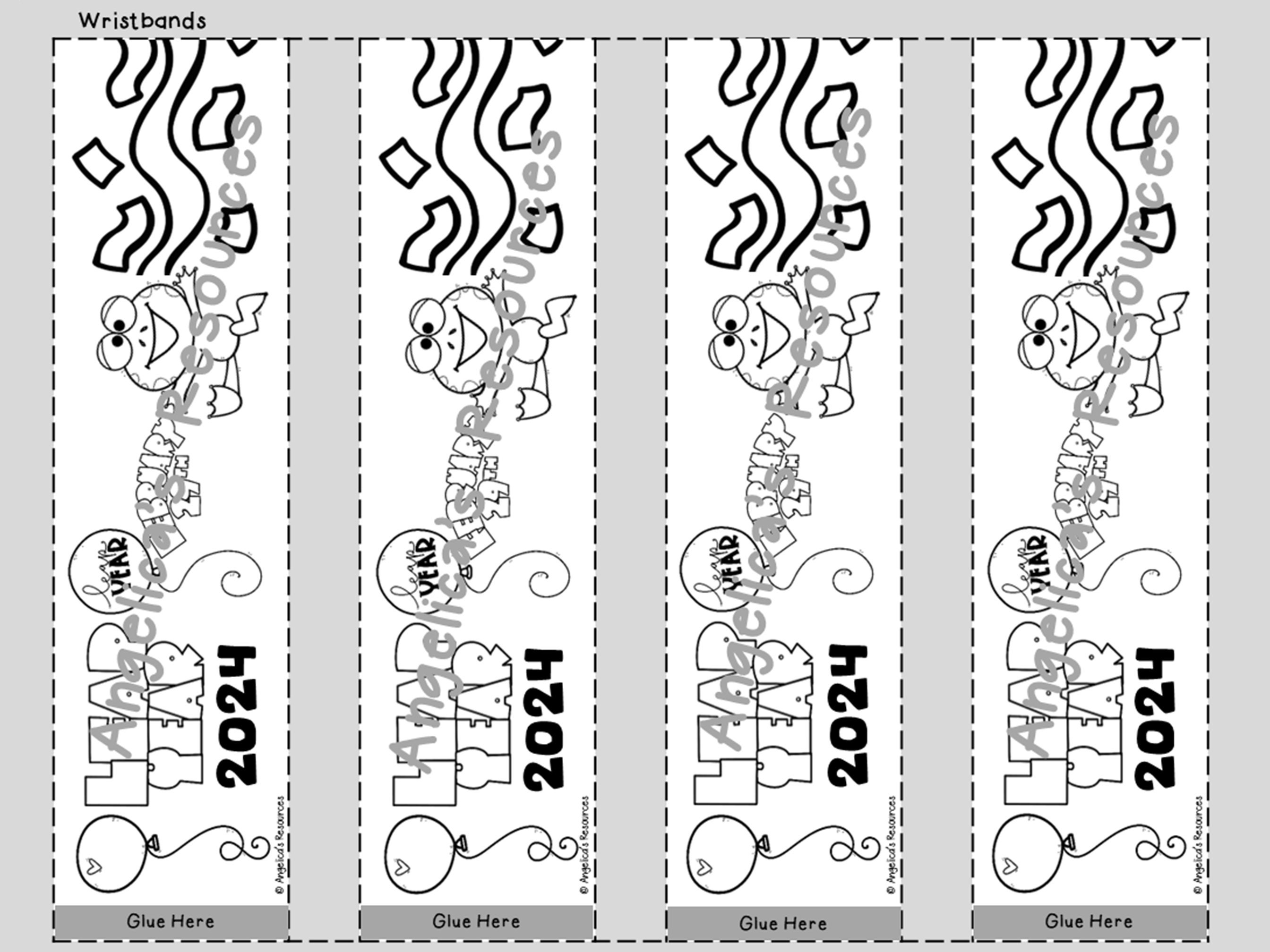 Leap Year 2024 Activities Crowns and Wristbands Leap Day Kids Hat Craft ...