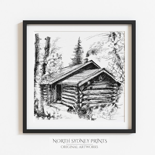 Cabin Wall Art - Etsy