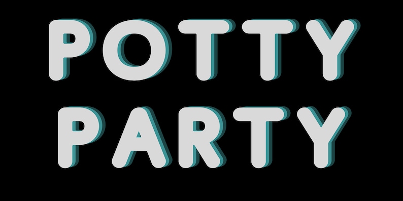 Potty Party Potty Training Chart - Etsy