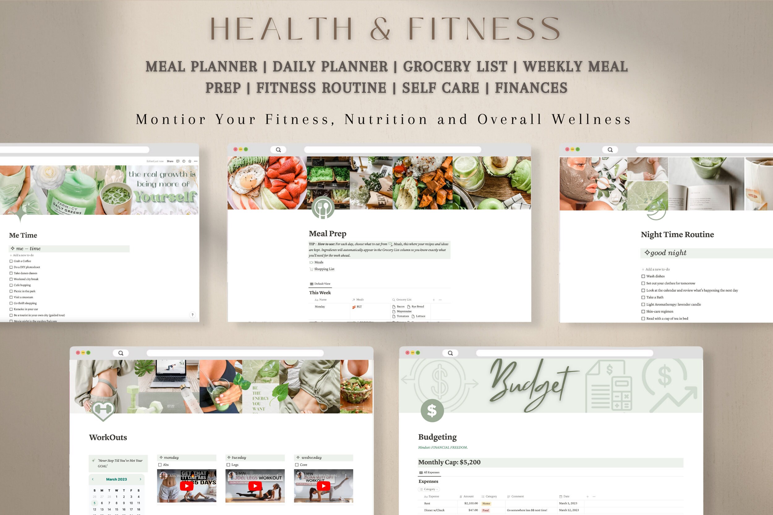 That Girl Notion Template, Notion Vision Board, Daily Notion Template ... That Girl Notion Template, Notion Vision Board, Daily Notion Template ...