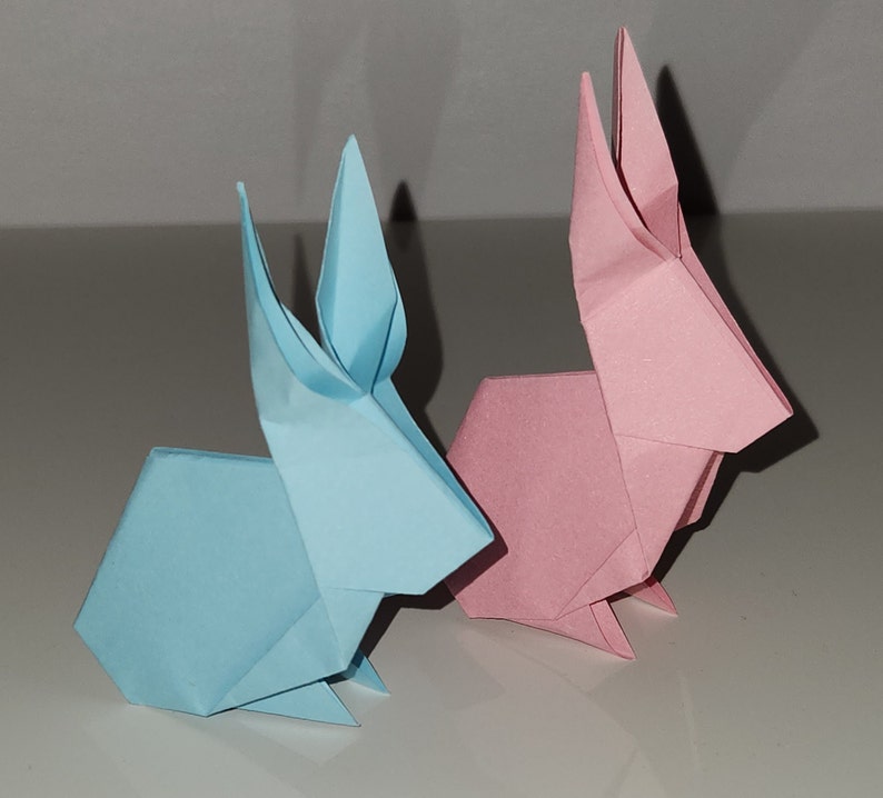 Cute Origami Rabbits, Paper Rabbit Origami Animals, Wall Decoration ...