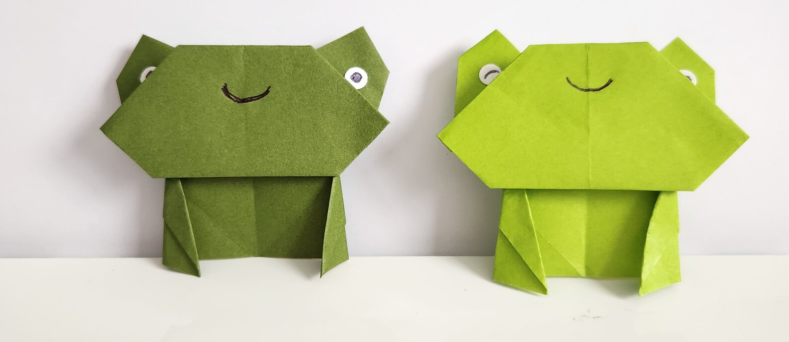 Cute Origami Frogs, Paper Frogs, Origami Animals, Hand Folded Art ...