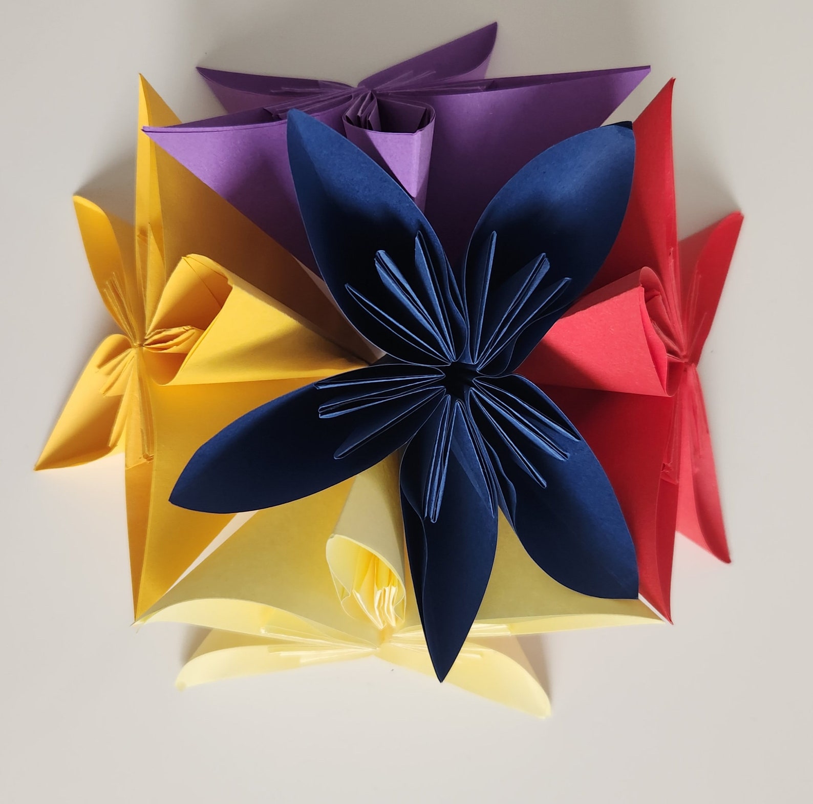Large Kusudama Flower, Origami Flower, Wall Decoration, Origami Gifts ...