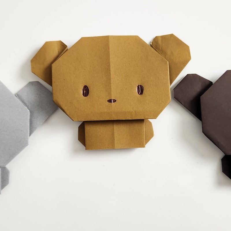 Origami Bear - Etsy
