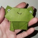 Cute Origami Frogs, Paper Frogs, Origami Animals, Hand Folded Art ...