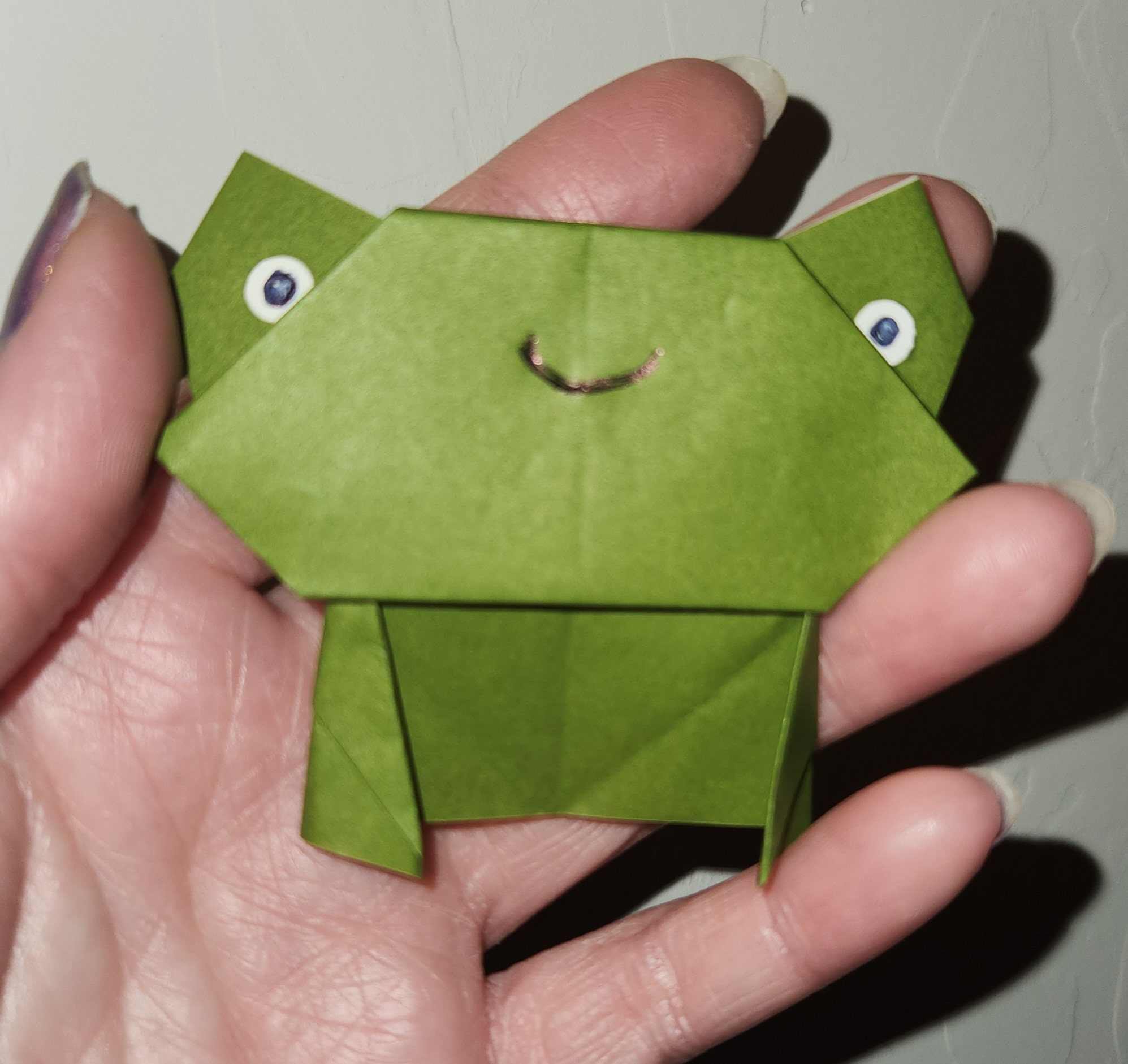 Cute Origami Frogs, Paper Frogs, Origami Animals, Hand Folded Art ...