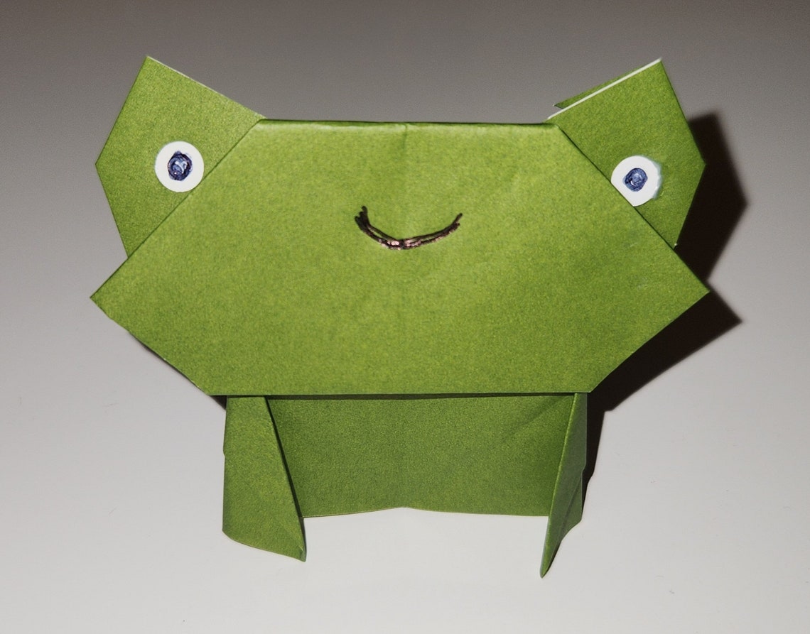 Cute Origami Frogs, Paper Frogs, Origami Animals, Hand Folded Art ...