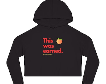 Womens Cropped Hooded Sweatshirt - Etsy