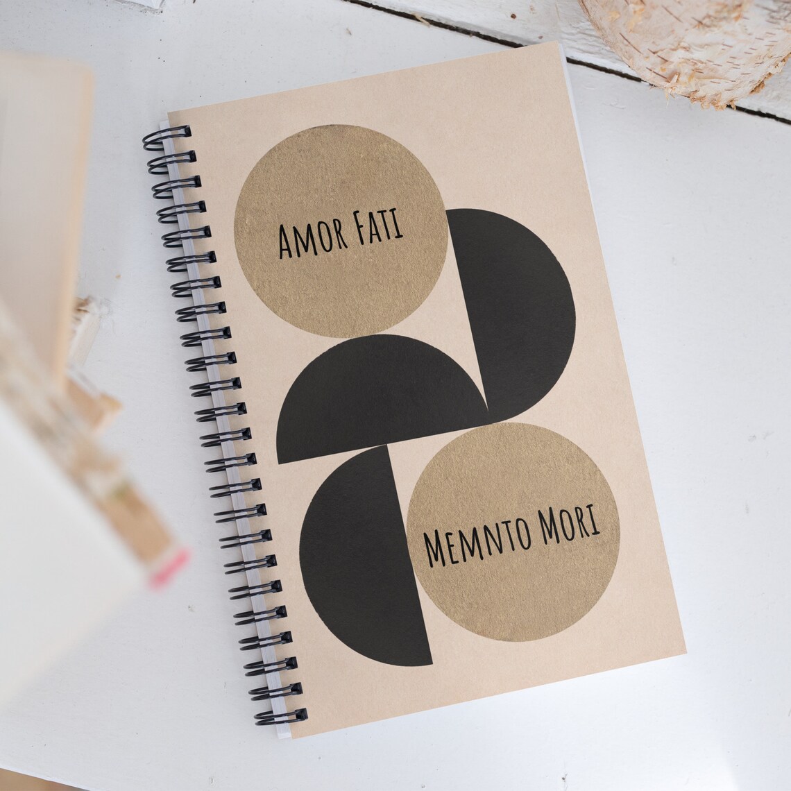 Stoic Notebook Amor Fati Memento Mori, Stoic Gift, Stoicism Gift, Stoic ...