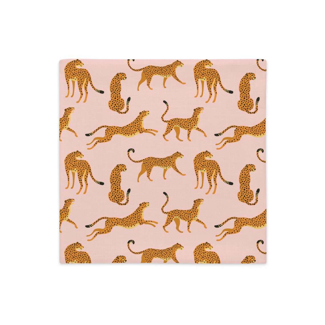 Cheetah Pillow Cover 18" X 18", Home Decor, Cheetah Decor, Cheetah ...