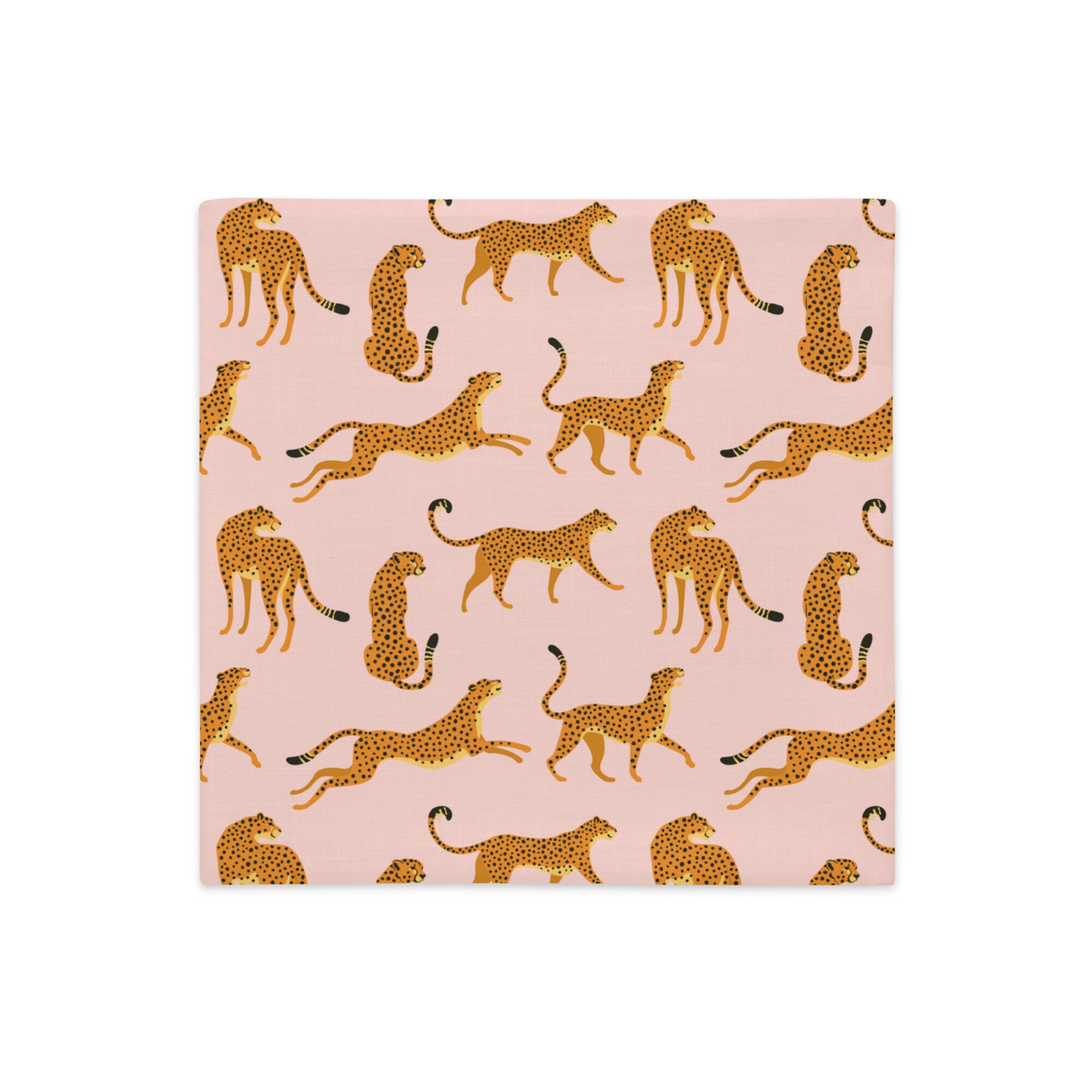 Cheetah Pillow Cover 18" X 18", Home Decor, Cheetah Decor, Cheetah ...