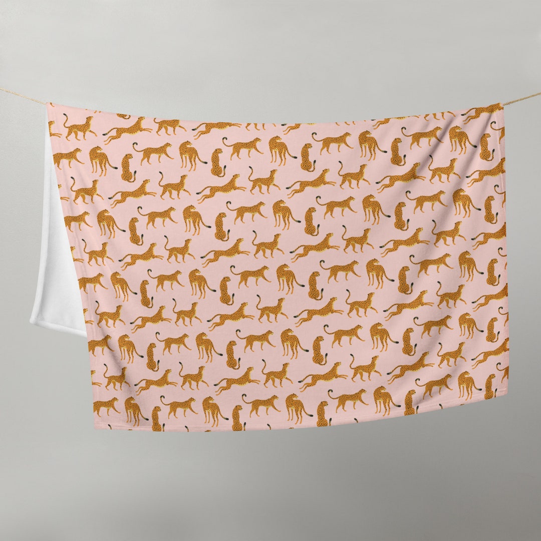 Cheetah Throw Blanket, Plush, Fluffy Throw Blanket, Cozy Throw Blanket ...