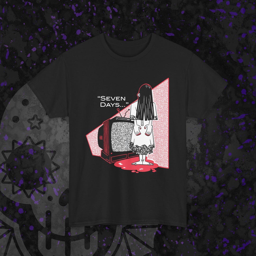Seven Days the Ring Horror T Shirt, Sadako Tee - Etsy
