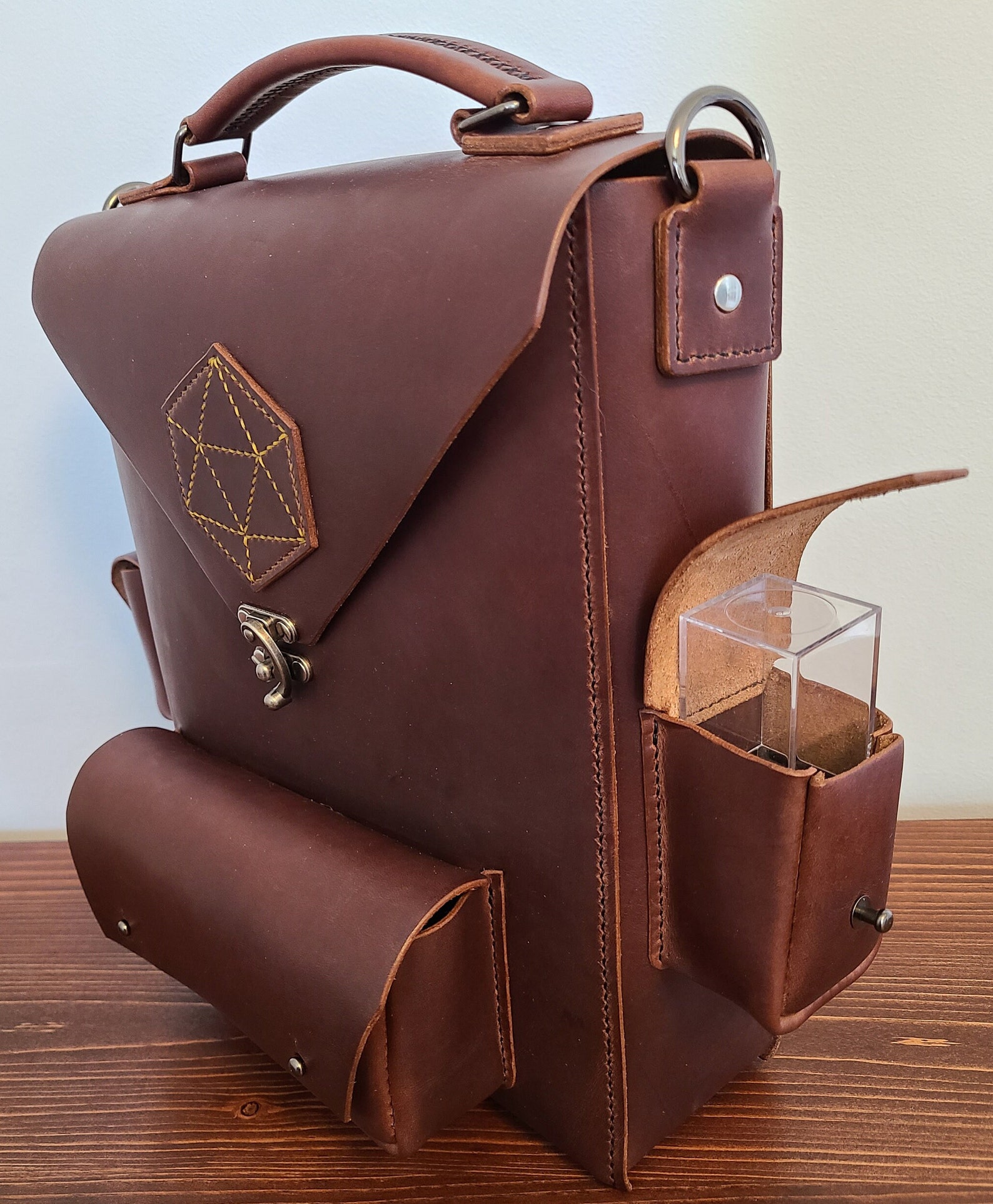 Leather RPG Player Bag Template - Etsy