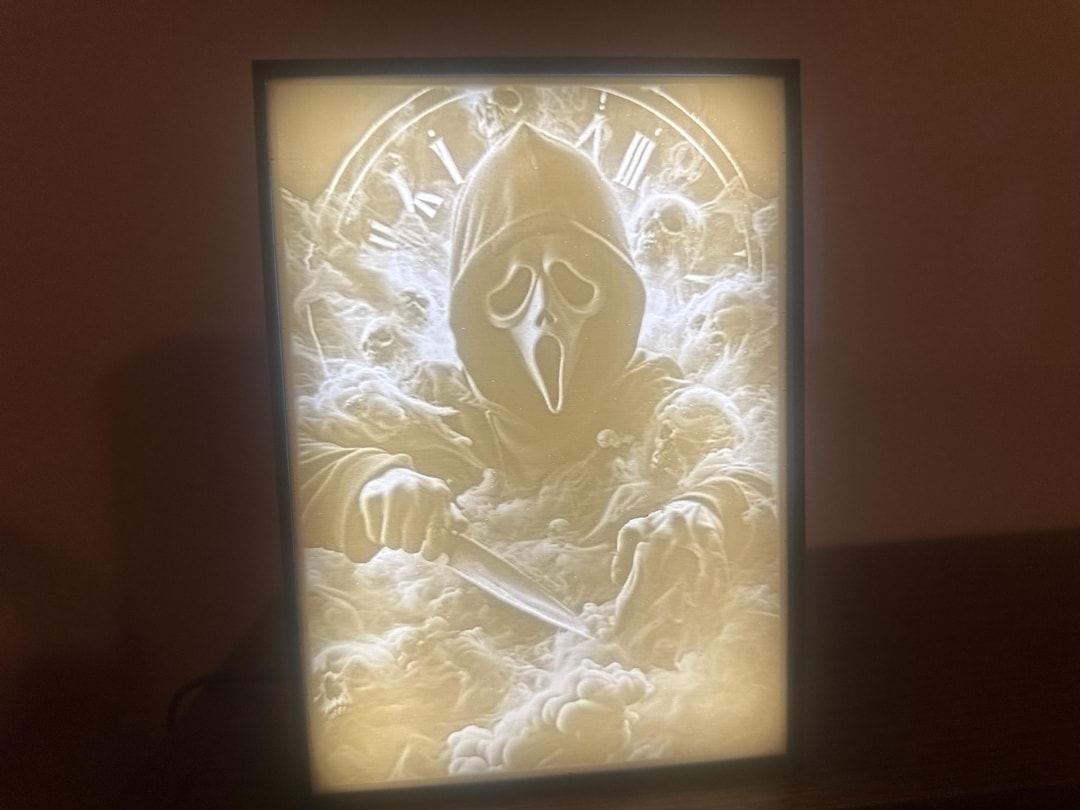 Halloween Lithophane Light Box - Etsy