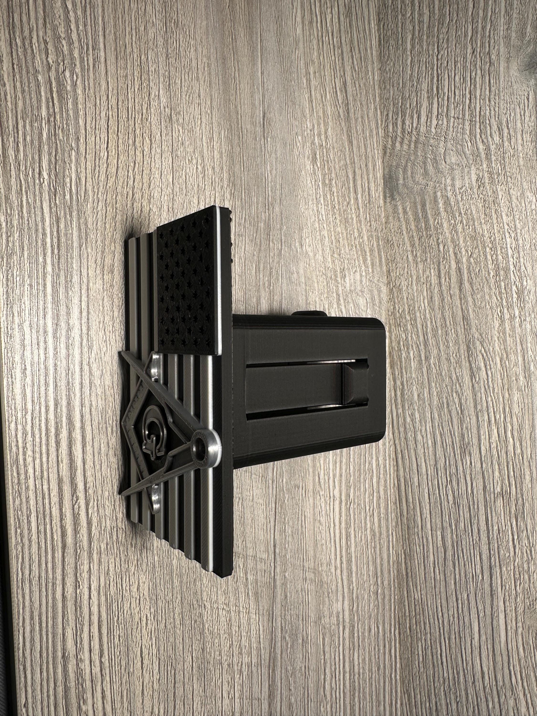 Freemason Durable 3D Printed Trailer Hitch Receiver Cover - Fits 2-inch ...