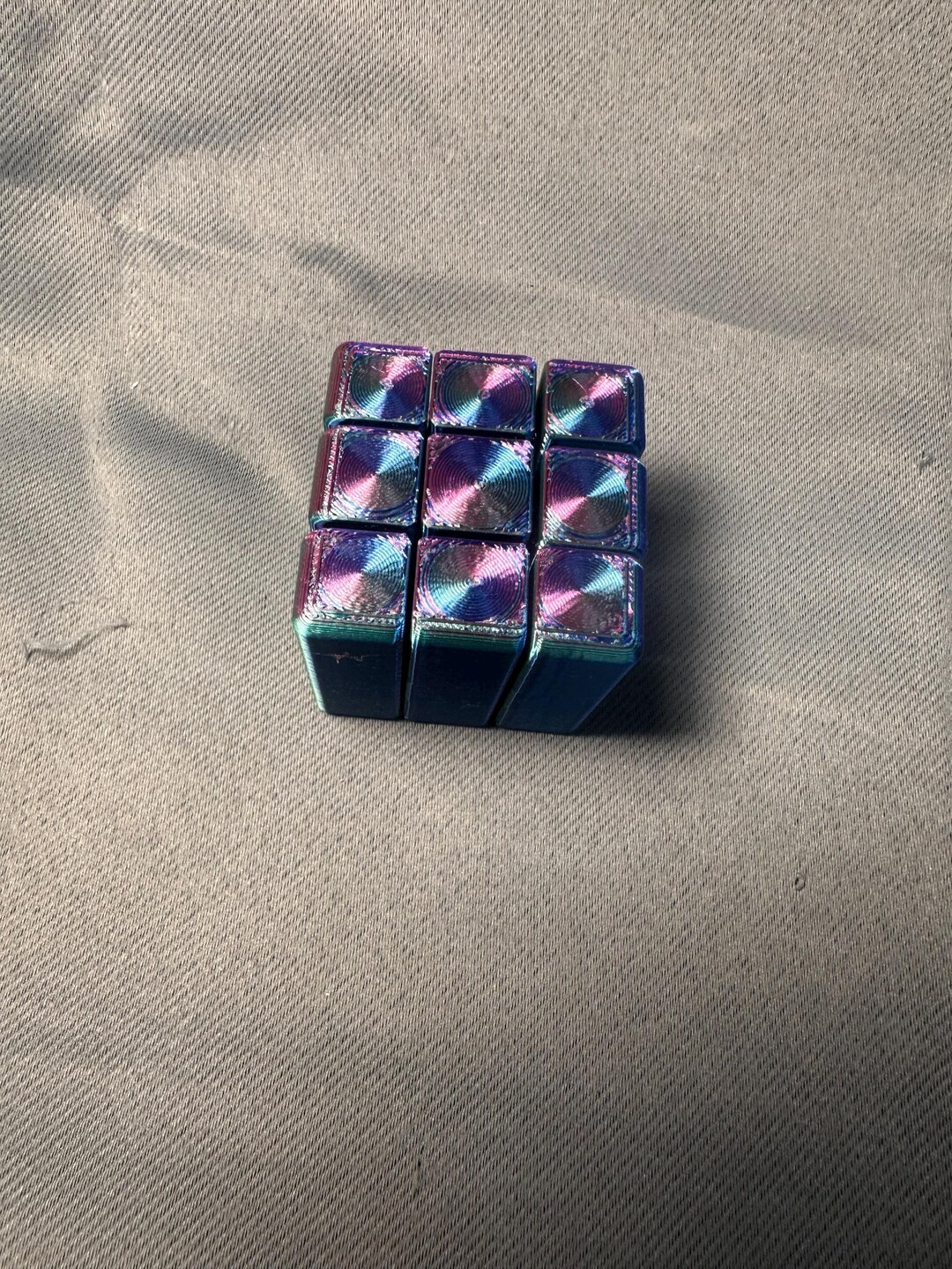 Pixel Fidget Cube Noisy Sensory Pin Toy Stim Custom 3D Printed Desk Toy ...