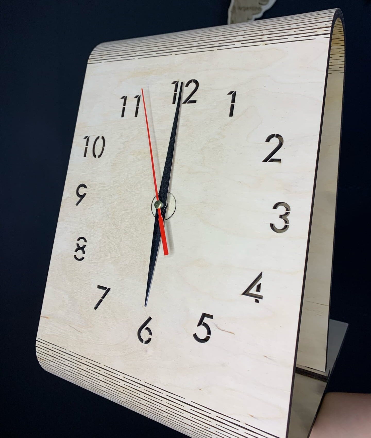 Desktop Lasercut 3D Special Wall Clock Design Wooden Model , Watch ...