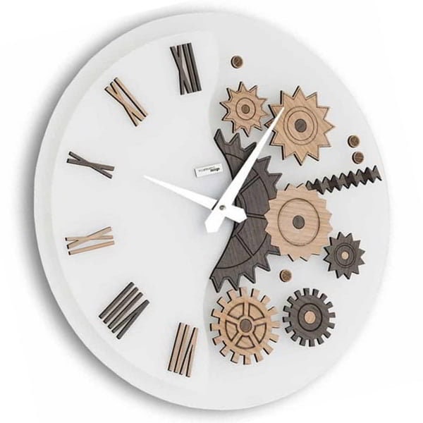 Gear Wall Clock DXF, Watch Models, Wall Decor Clocks, DXF Files for ...