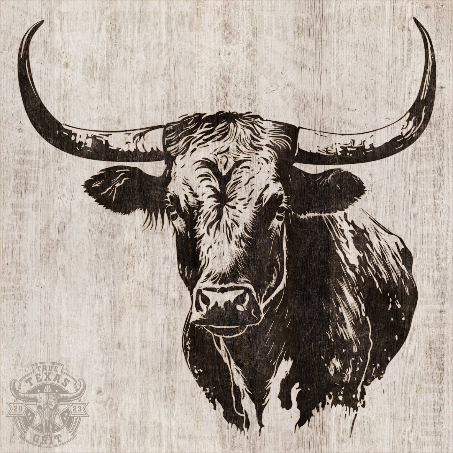 Longhorn Head Bull Head Western Decor Cow Head Bull Horns Cowboy Decor ...