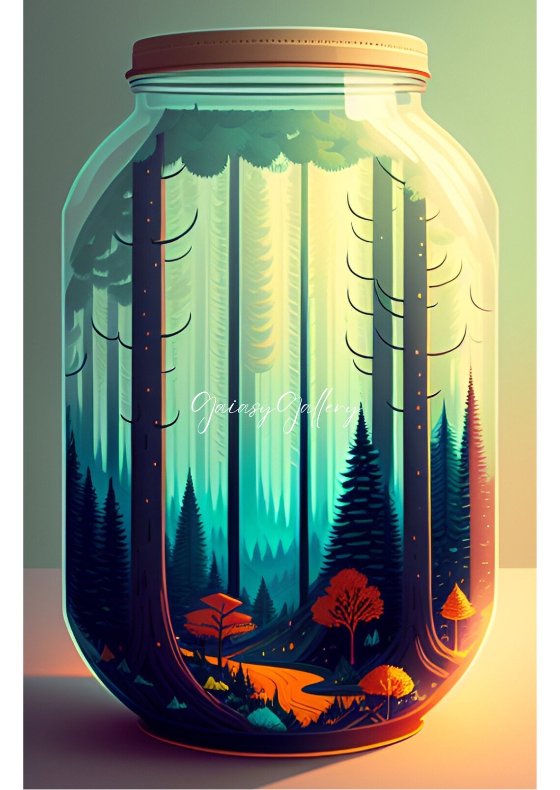 PNW in Autumn - Custom Wall Art - Etsy