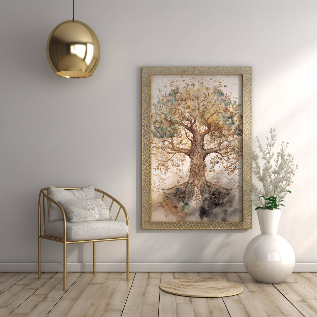 Tree of Life Printable Poster Worldtree Symbol Mythology - Etsy