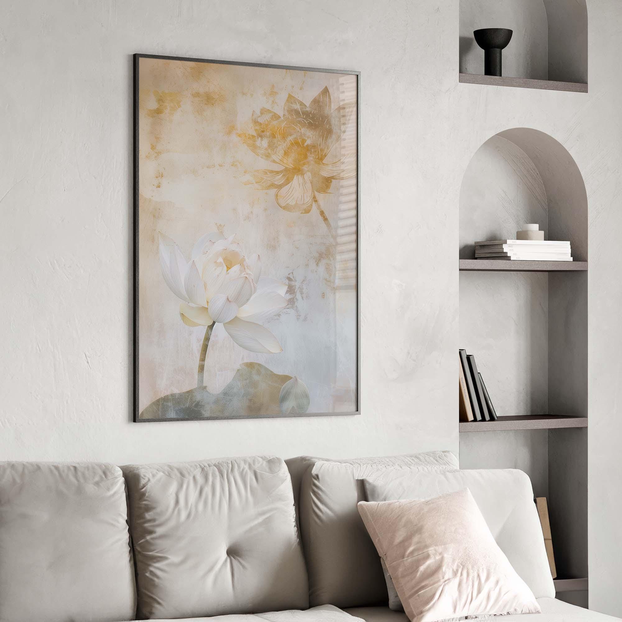 Spiritual Lotus Flowers, Digital Download, Printable Wall Art ...
