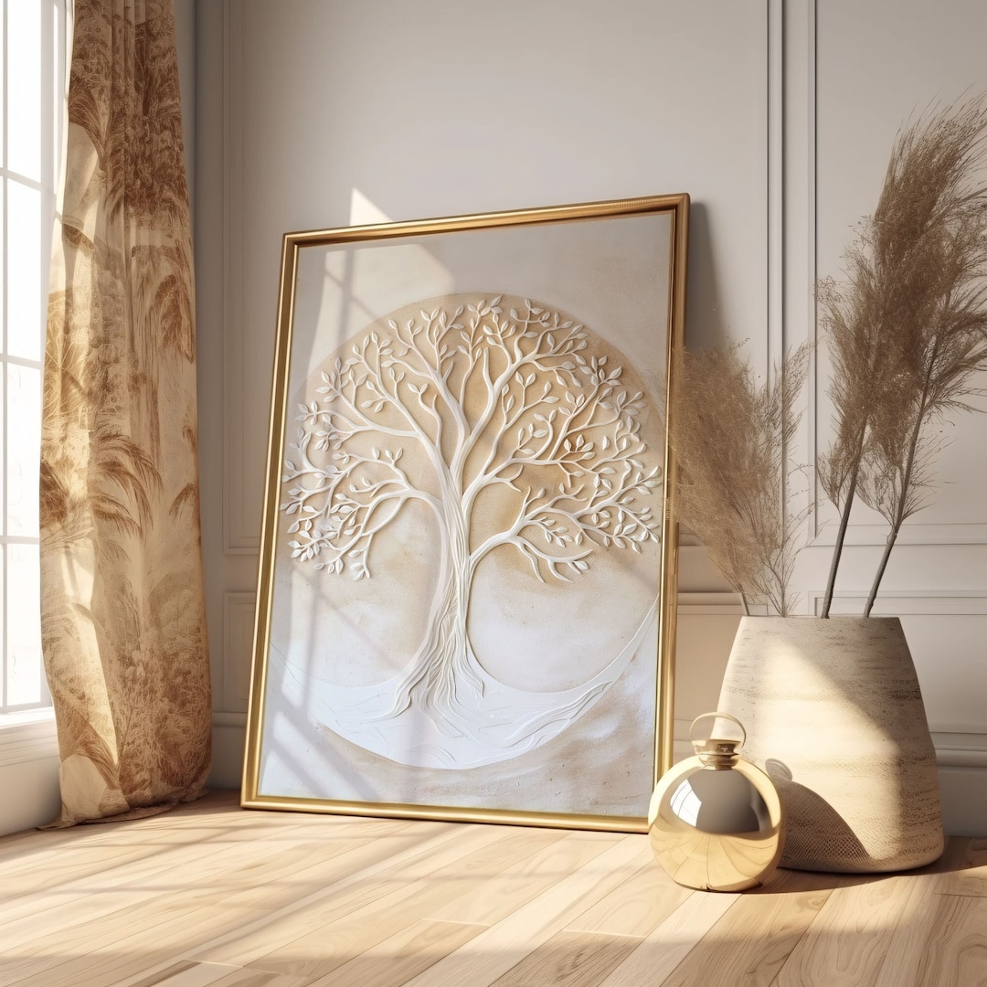 White Tree of Life, Digital Download, Wall Art Printable, Sacred Tree ...