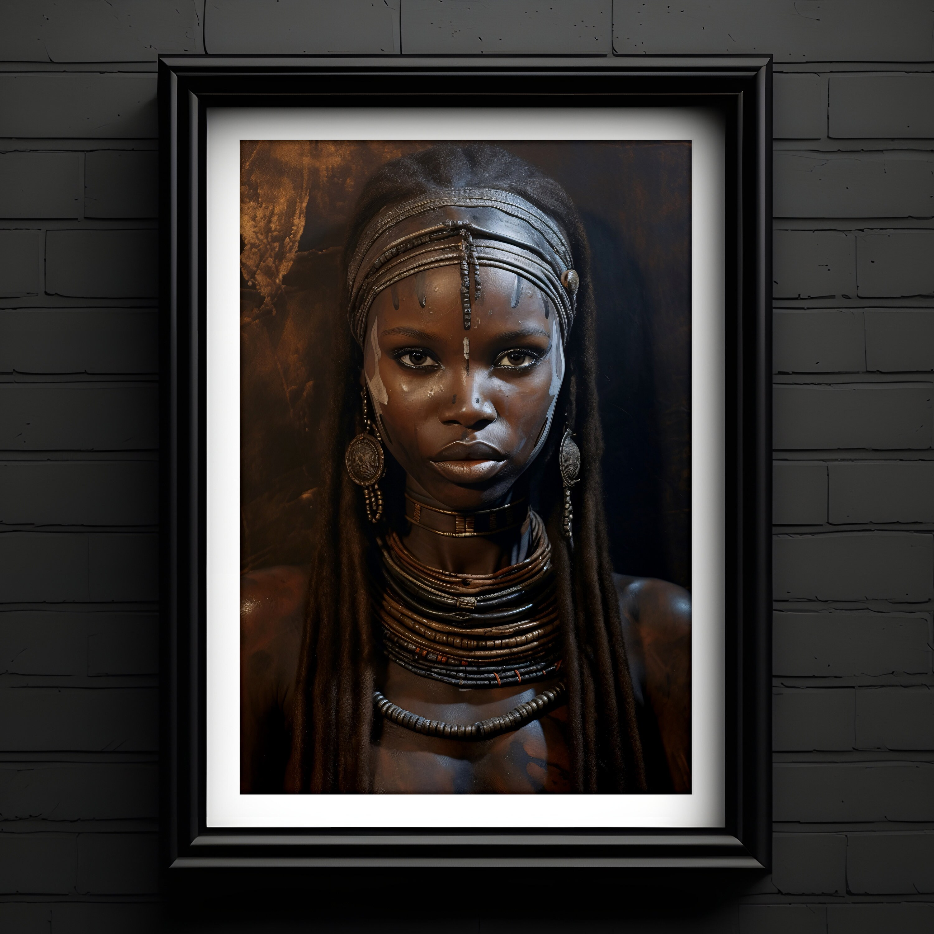 African Tribal Princess Instant Download Ethnic Tribes - Etsy