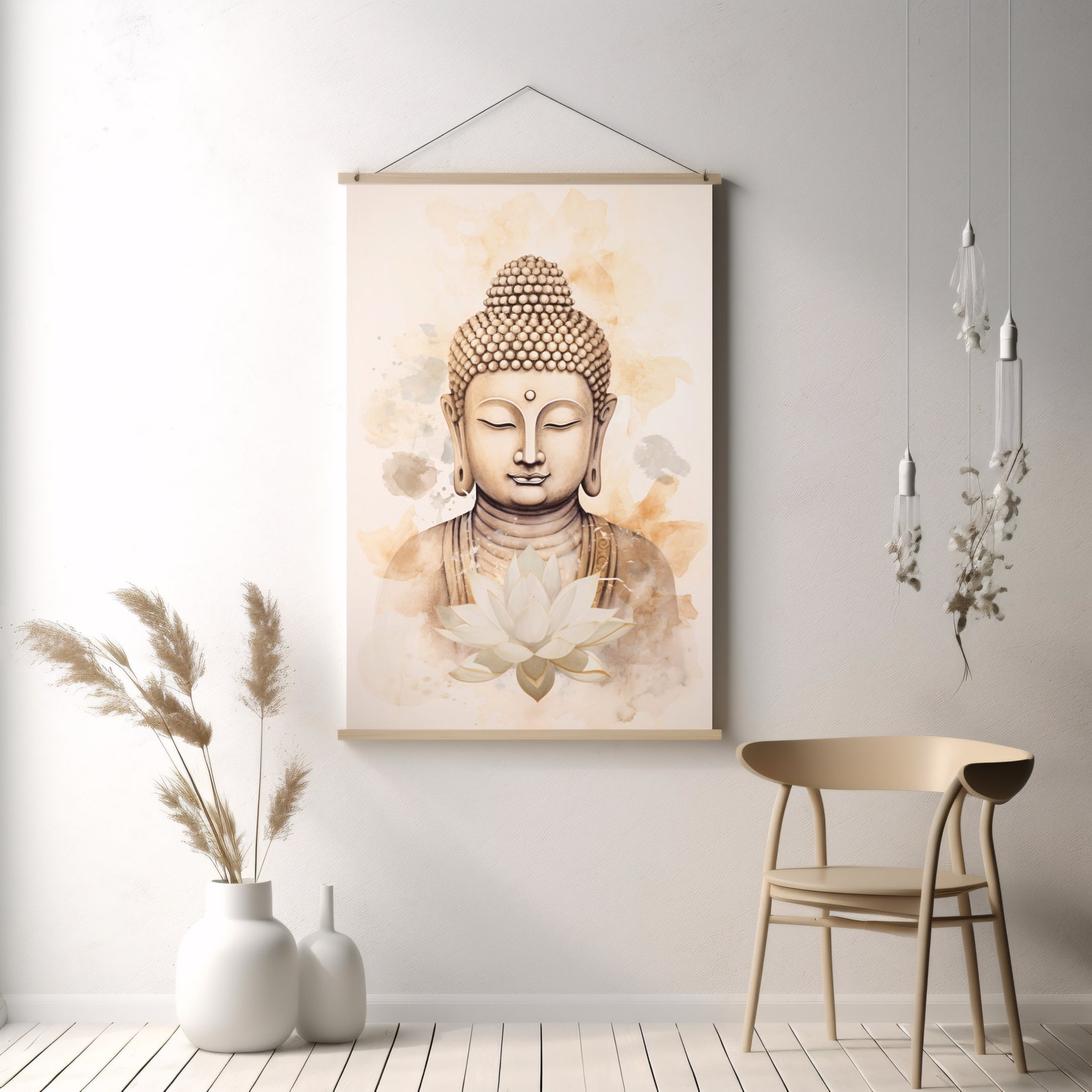 Buddha Wall Art, Retreat Decoration, Digital Download, Printable ...