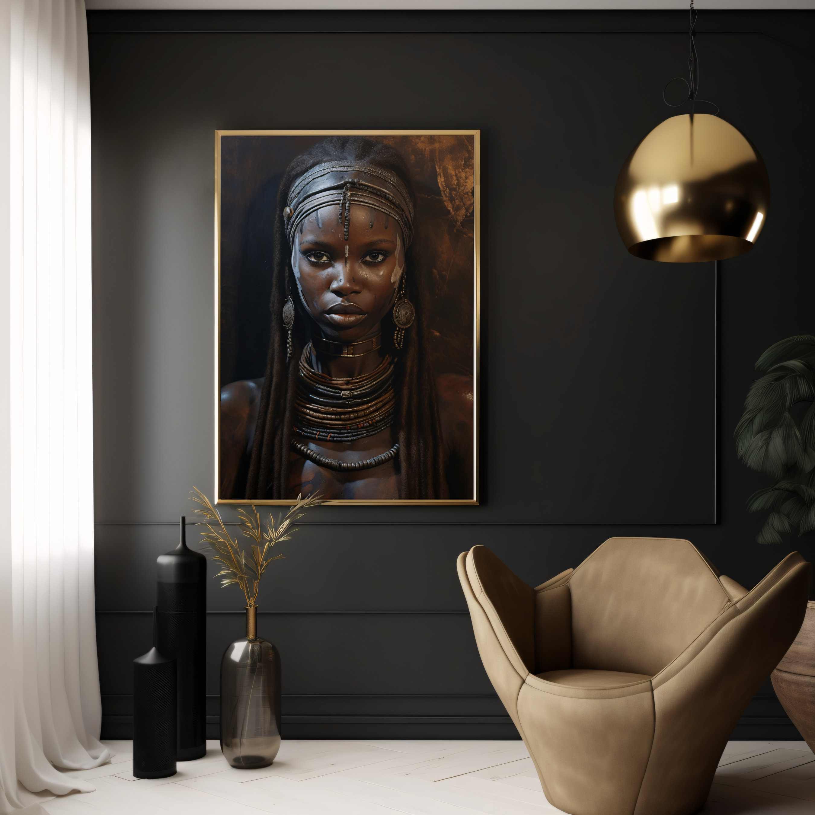 African Tribal Princess Instant Download Ethnic Tribes - Etsy