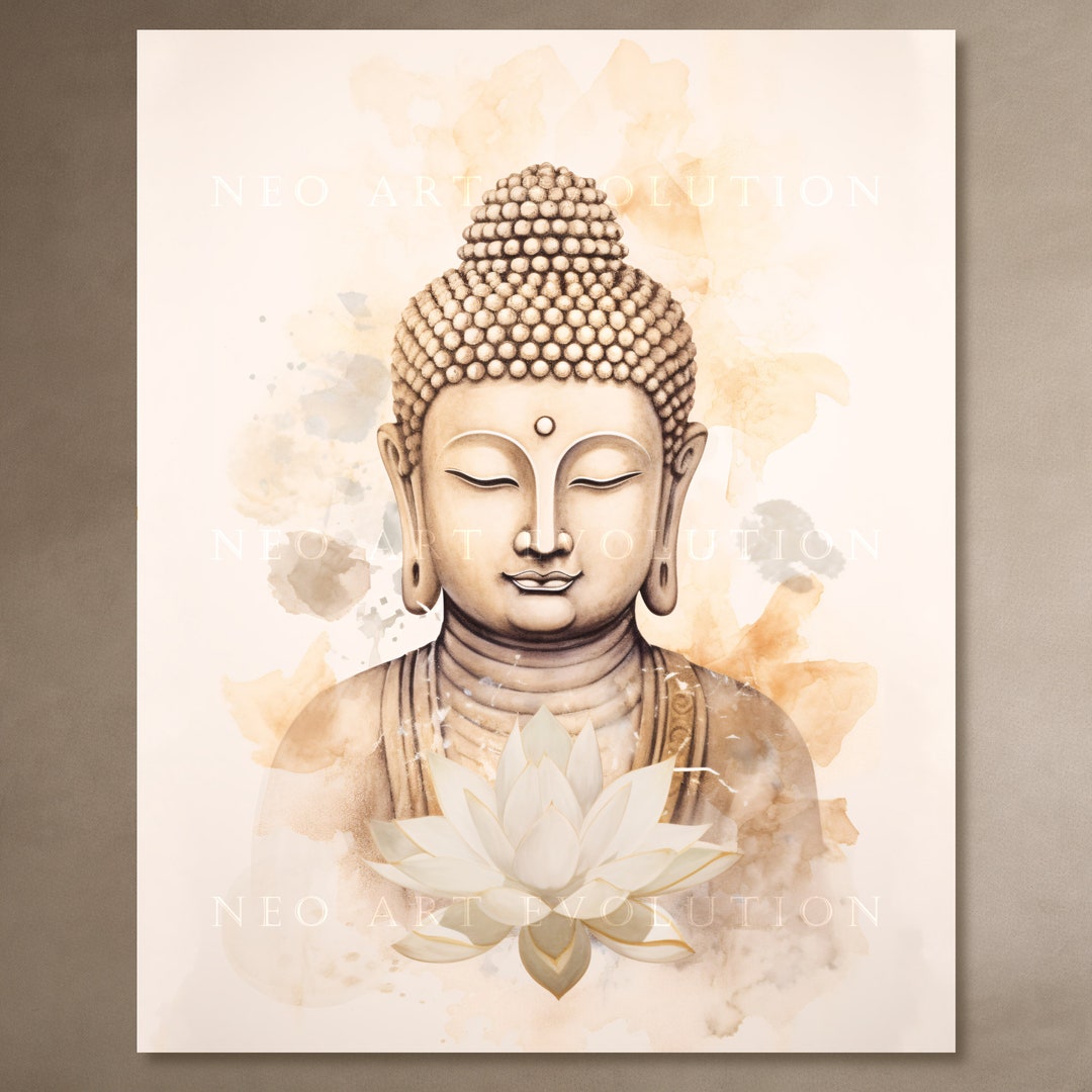 Buddha Wall Art, Retreat Decoration, Digital Download, Printable ...