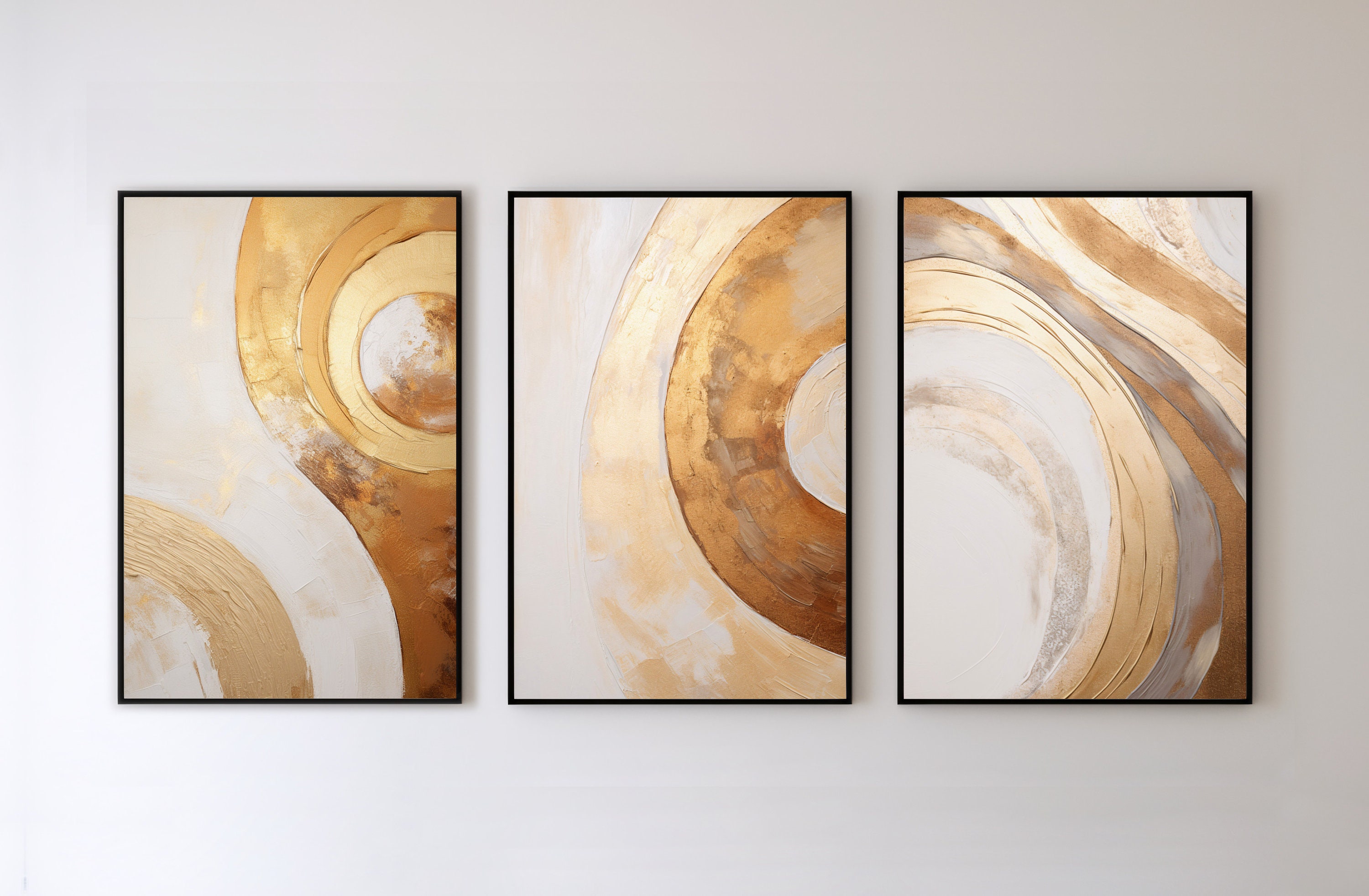 Abstract Art Set of 3 Printable Posters Digital Download - Etsy