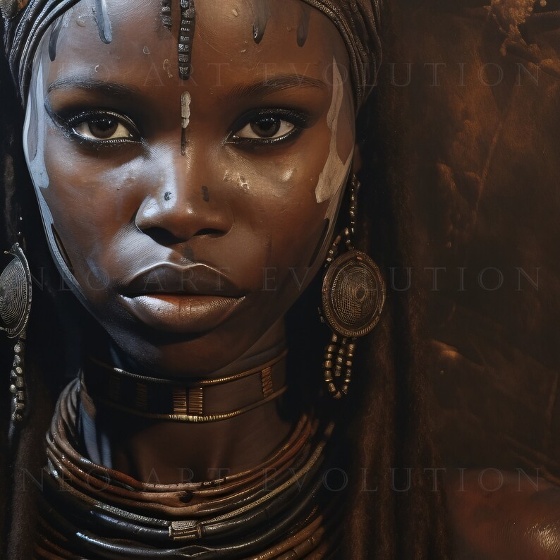 African Tribal Princess Instant Download Ethnic Tribes - Etsy