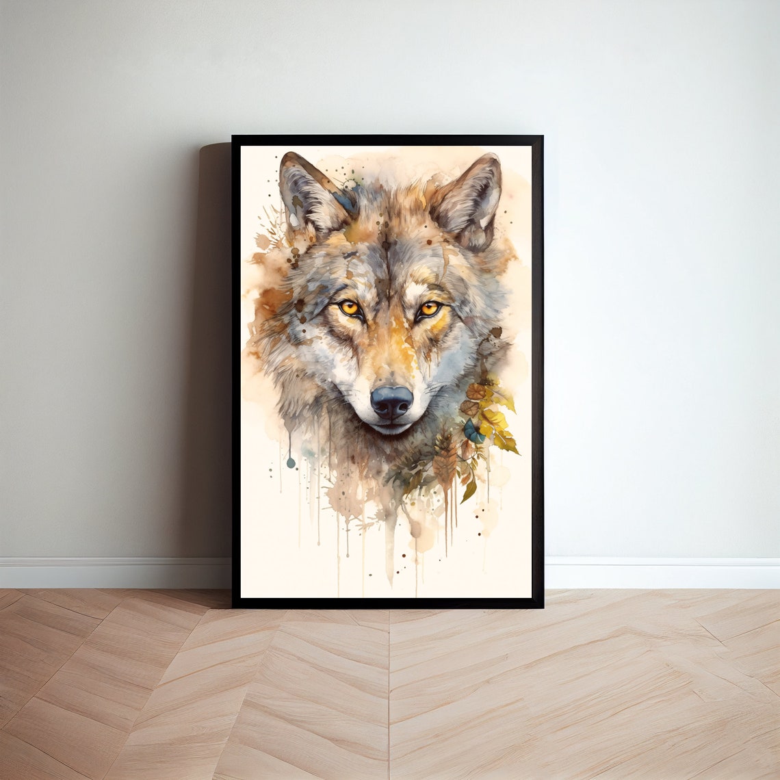 Spiritual Wolf Poster Printable Wall Art Mythology Wall Art - Etsy