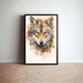 Spiritual Wolf Poster, Printable Wall Art, Mythology Wall Art ...