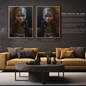 African Tribal Princess, Instant Download, Ethnic Tribes, Woman ...