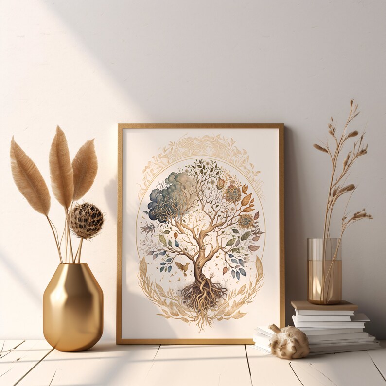 Digital Download Tree of Life Printable Poster Holy Tree - Etsy