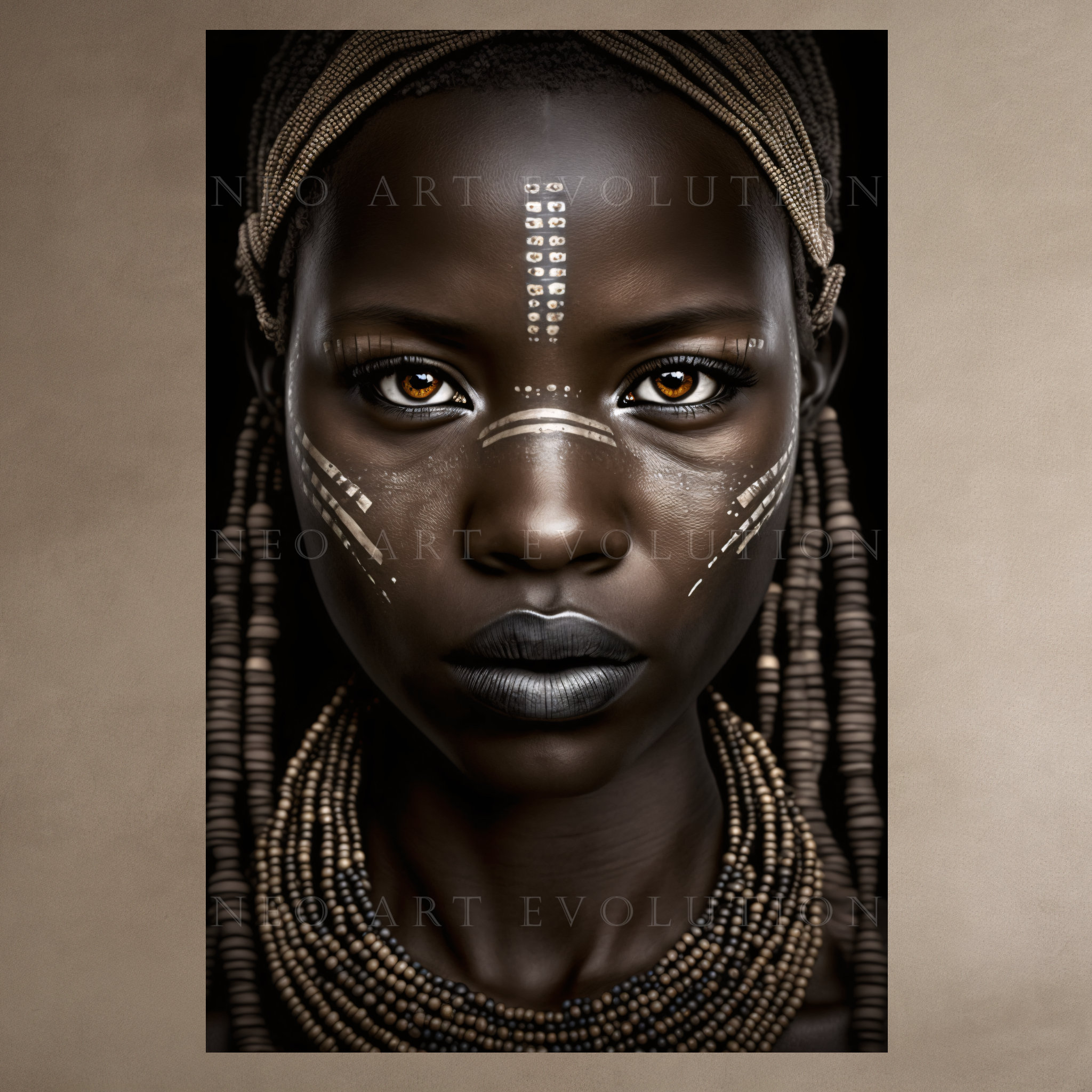 Rave Face Paint Tribal