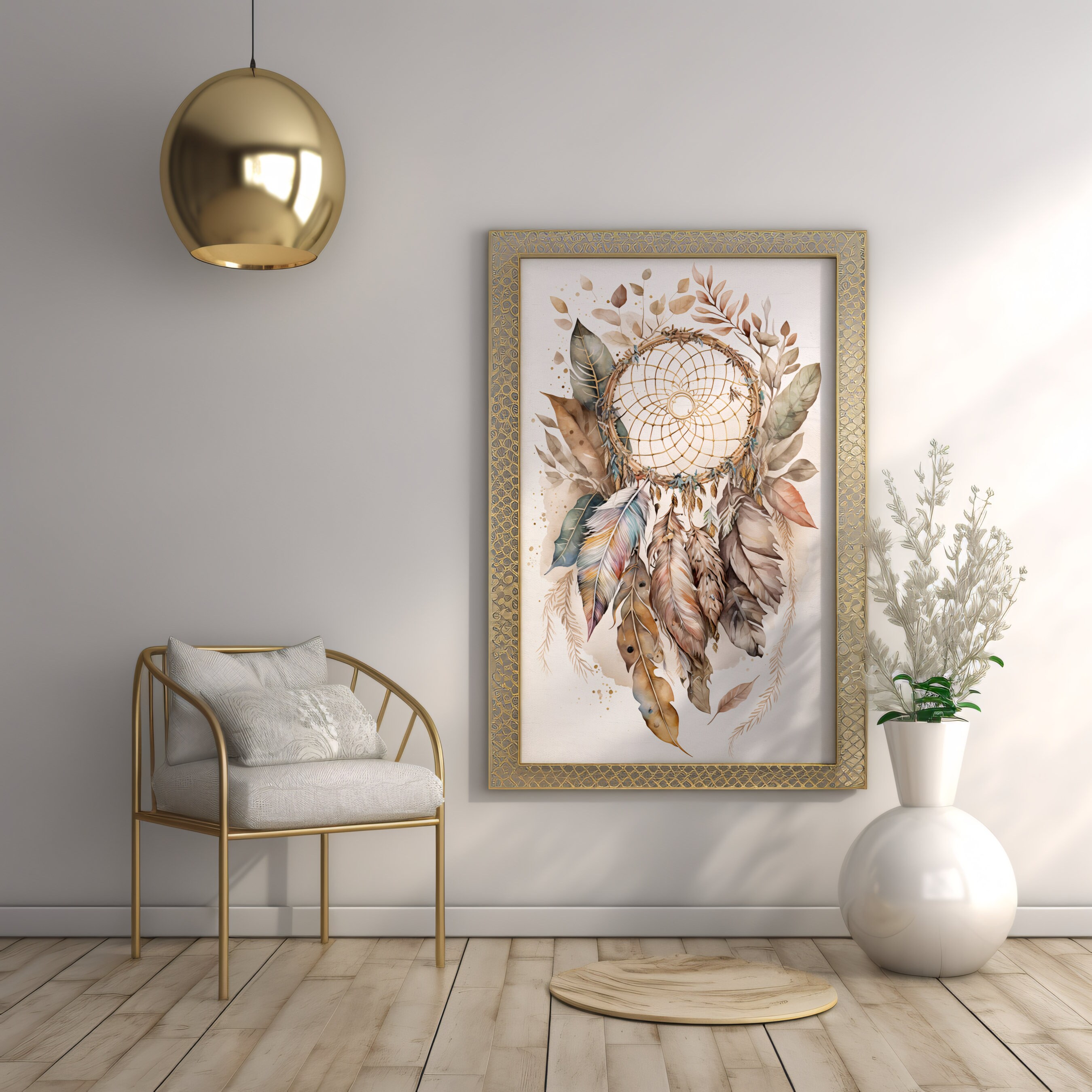Instant Download Dreamcatcher Art Print Printable Poster - Etsy