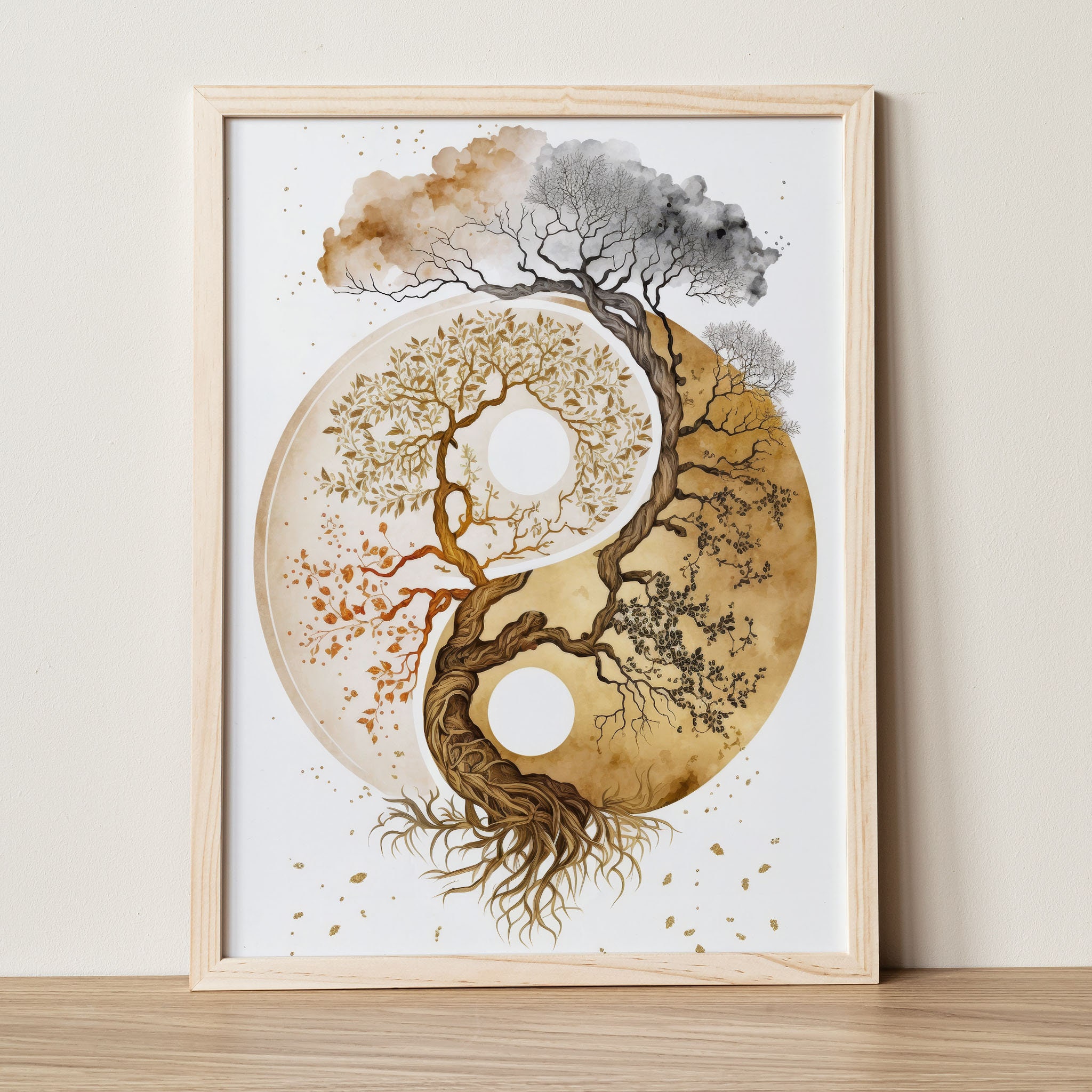Yin Yang Tree Yin Yang Tree Of Life Fluorite And Gold Tree Of Life