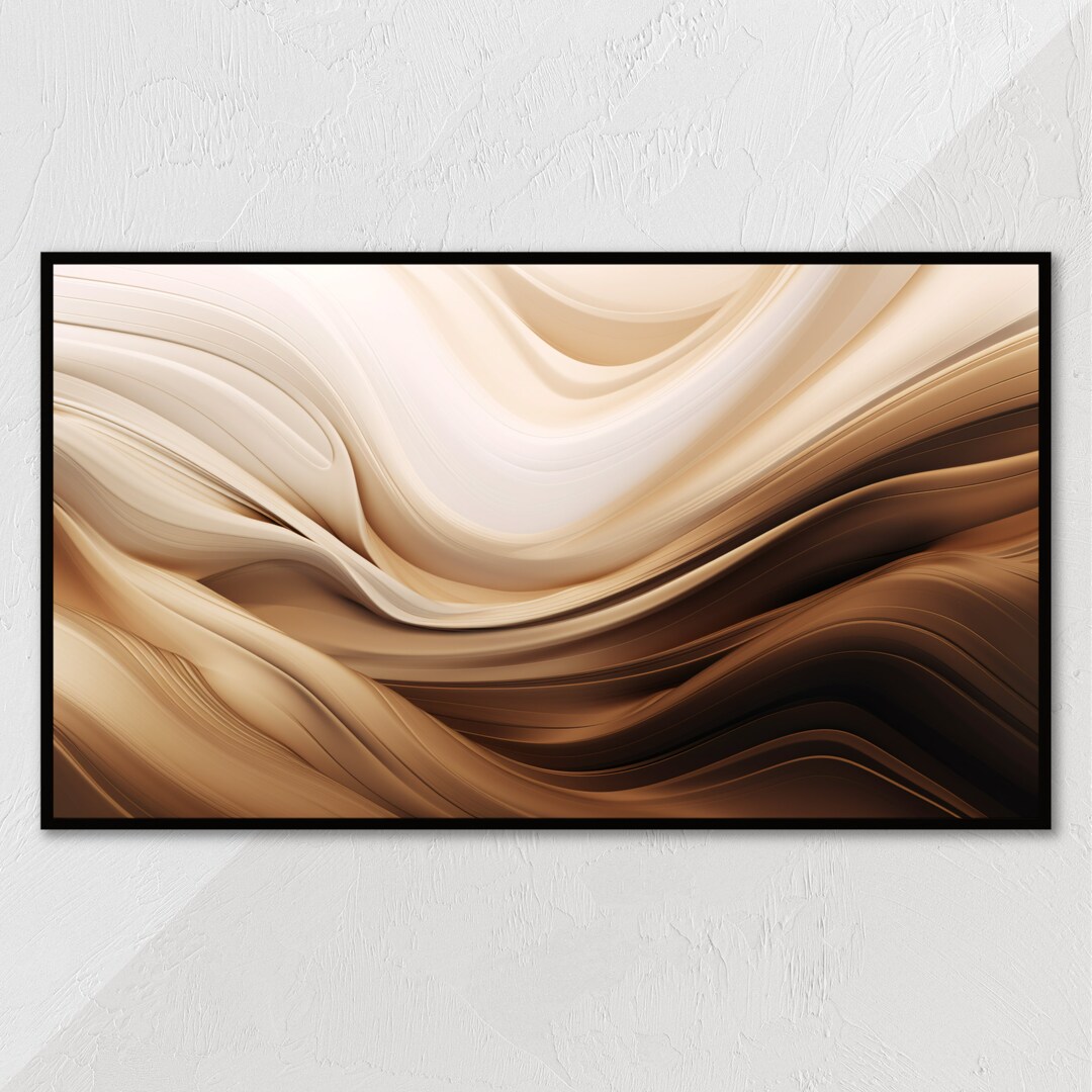 Frame TV Art, Abstract Swirling Colors, Samsung TV Download, Modern ...