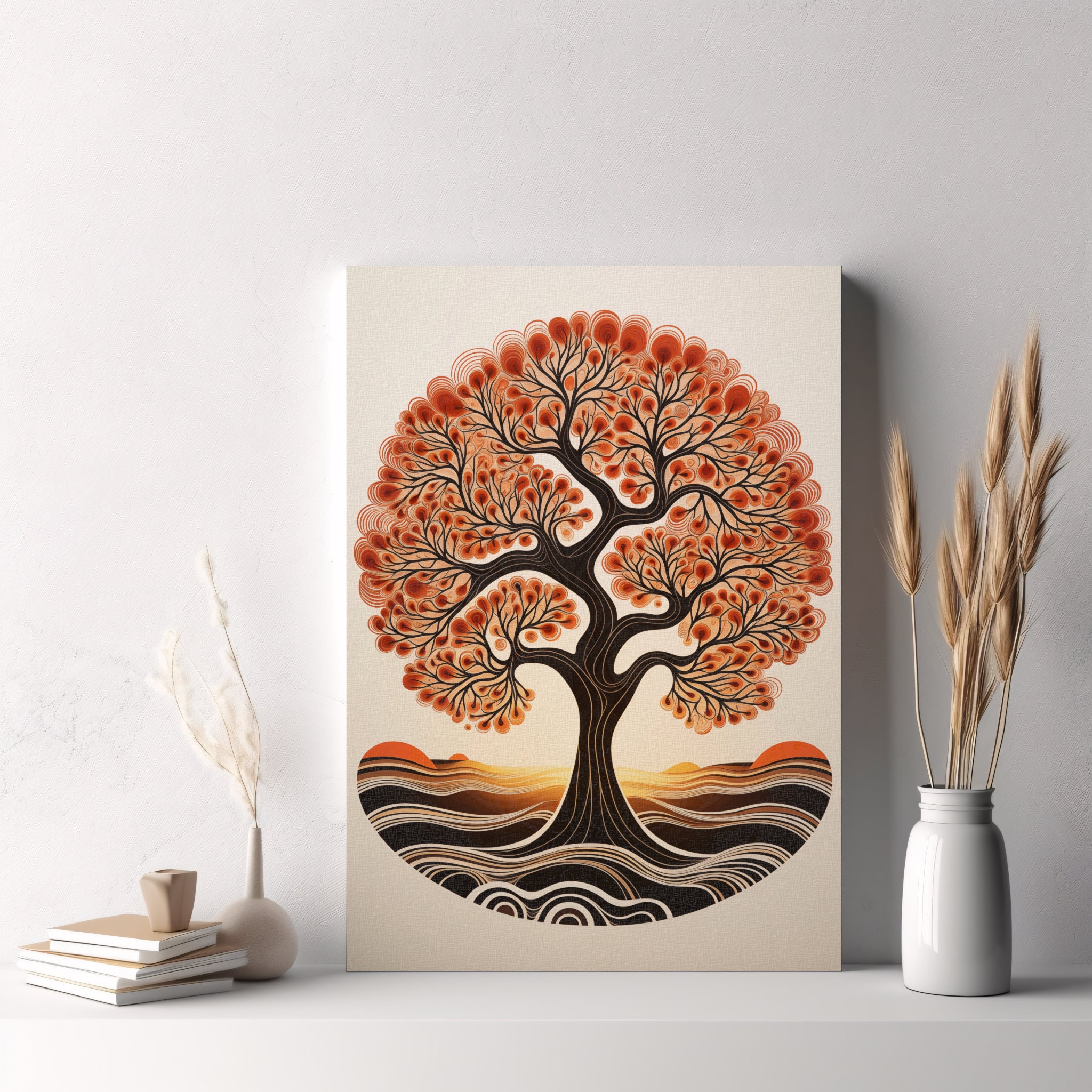 70s Tree of Life, Digital Download, Tree of Life, Printable Home ...