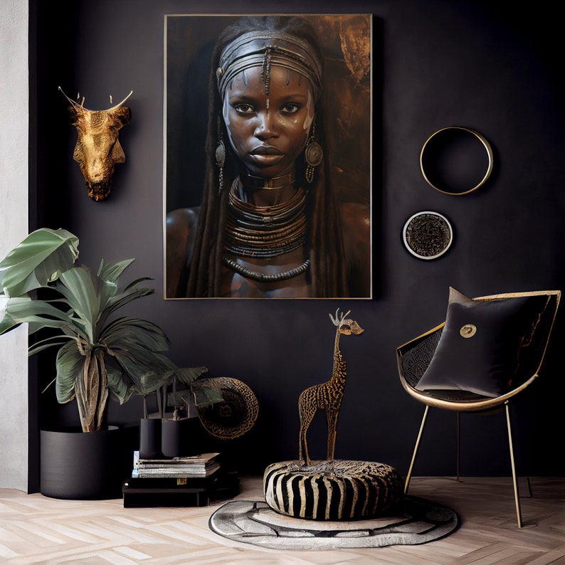 African Tribal Princess Instant Download Ethnic Tribes - Etsy