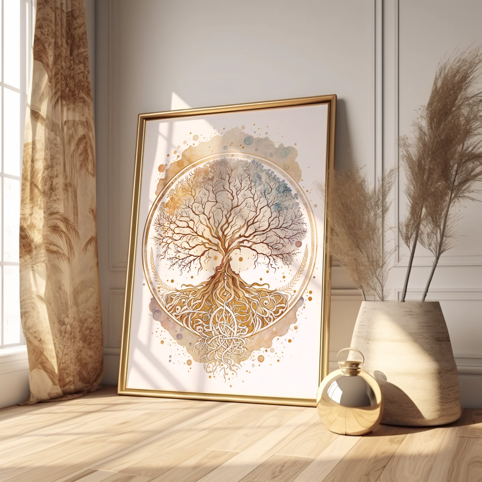Tree of Life Art Prints Set, Download Bundle, Printable Wall Art ...