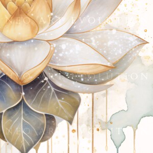 Lotus Blossoms and Tree of Life, Set of 3, Printable Posters, Digital ...