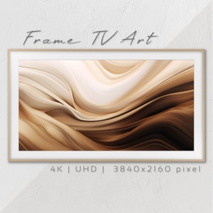 Frame TV Art, Abstract Swirling Colors, Samsung TV Download, Modern ...