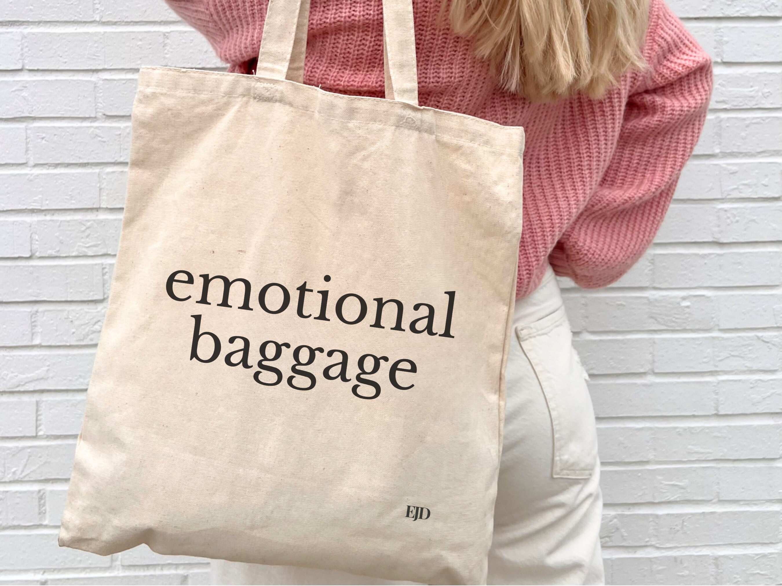 Emotional Baggage / Self Love Bag / Mental Health / Self Care / Self ...